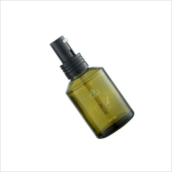 Quality 15-200ml Toner Cosmetic Lotion Pump Bottle Round Sidelind Shoulder for sale