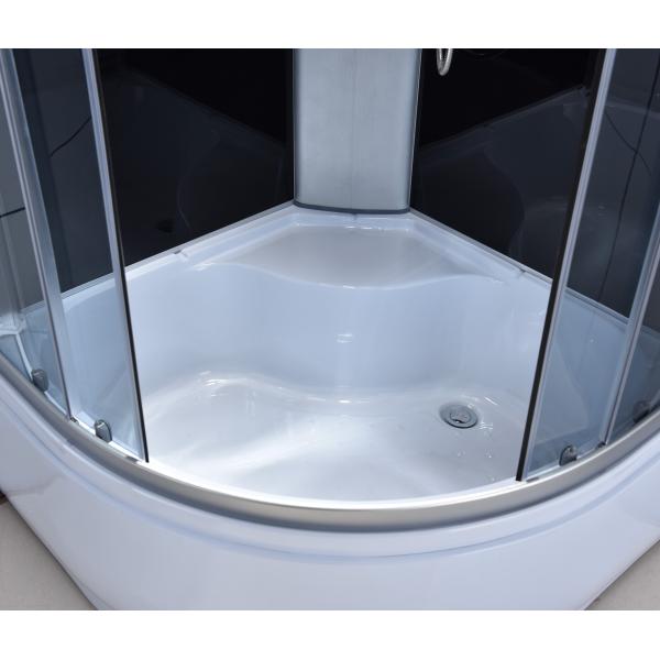 Quality Grey Glass Wet Room Shower Enclosure 39''x39''x85'' for sale