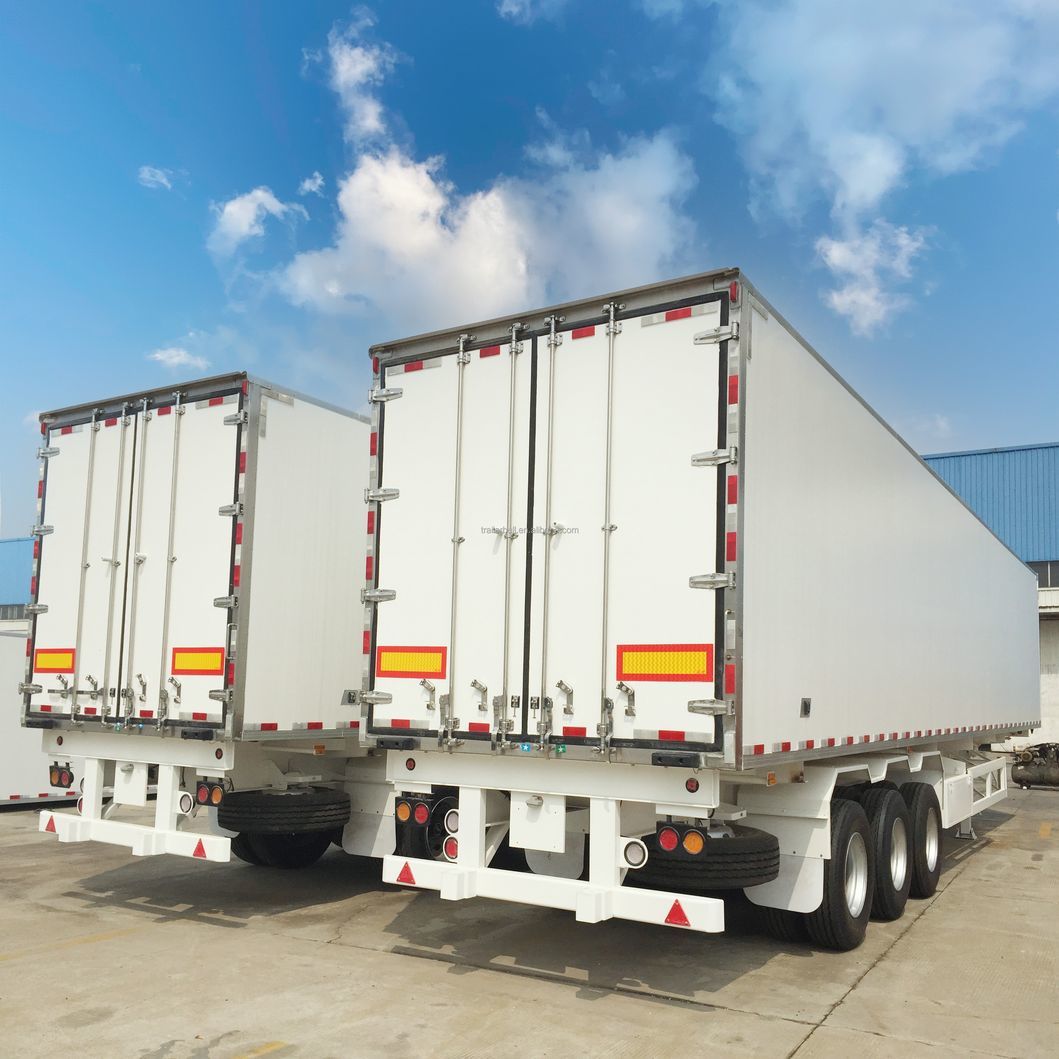 30FT Single Axle Chill and Frozen Truck Trailer with Thermoking Refrigeration Units for Fresh and Refrigerated Foods