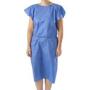 Quality Sleeveless Disposable Isolation Gowns Waterproof For Hospital Patient for sale