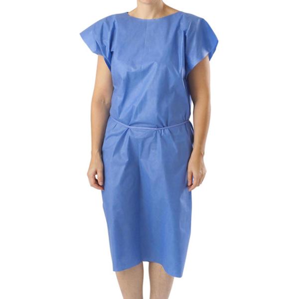 Quality Sleeveless Disposable Isolation Gowns Waterproof For Hospital Patient for sale