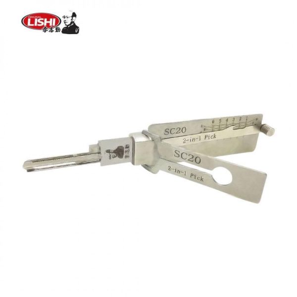 Quality Original Lishi 2-in-1 Decoder Pick for Schlage SC20 for Blank Keys for sale