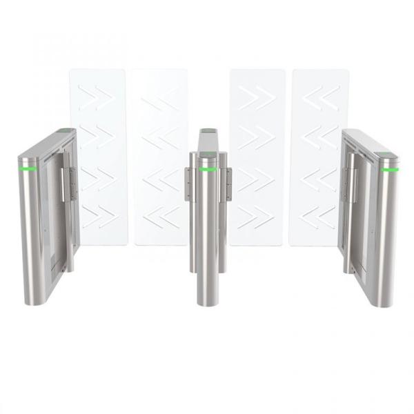 Quality Anti Panic Barcode Scanner Speed Lane Gate Turnstile 150W for sale