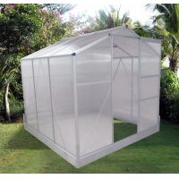 Quality Medium Size Aluminium Greenhouse Heat Treated Pressure Treated Wood Type for for sale