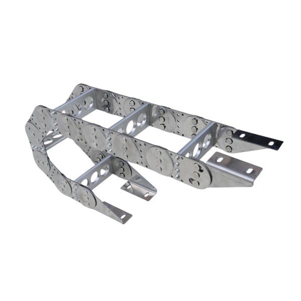 Quality High Standard Flexible Steel Cable Drag Chain Enhance Safety Height 32MM 54MM for sale