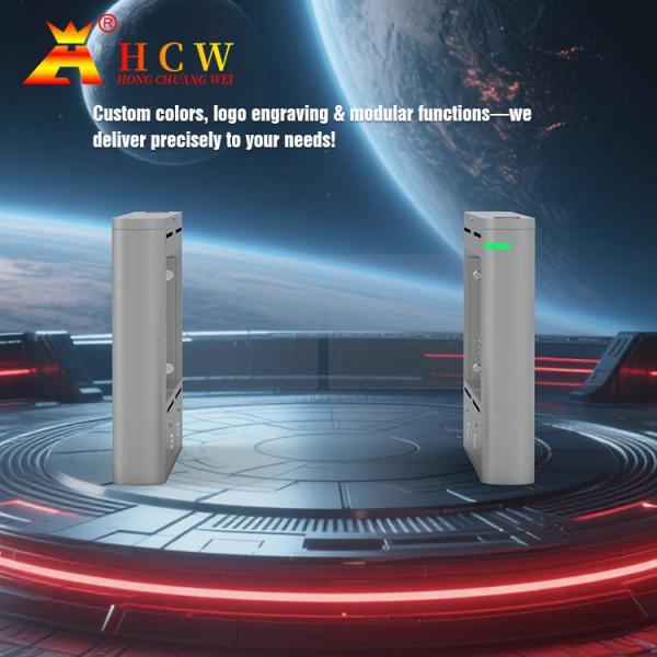 Quality HCW 35-40 Persons/Min Swing Gate Face Recognition Turnstile 100-240V With Card for sale