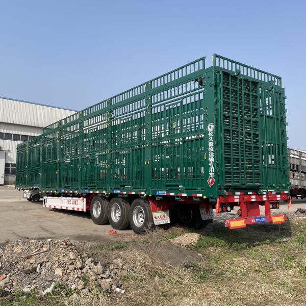 Quality Semi-Trailer Stake Fence Side Wall Cargo Trailer with High Payload Capacity for sale