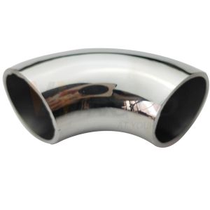 Quality 25.4mm (1 Inch) Stainless Steel 90 Degree Weld-On Handrail Elbow with 66mm Arc for sale