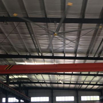 Quality 0.40KW High Speed High Volume Large HVLS Fans For Gym Mall for sale