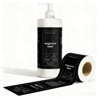 Quality Custom Body Waterproof Shampoo Bottle Labels Beauty Label Sticker Private Logo for sale