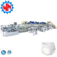 Quality New Full Servo Baby Pull-ups Diaper Making Machine Stable Speed 500pcs/min for sale