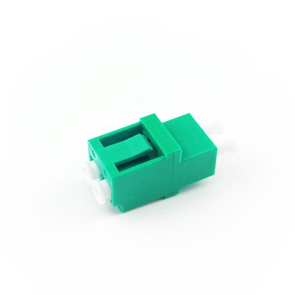 Quality Green Earless Duplex B LC APC Optic Fiber Adapter For FTTH Applications for sale