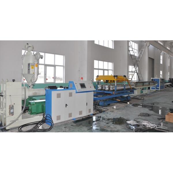 Quality Automatic Single Wall Corrugated Pipe Extrusion Machine , Single Screw Extruding for sale