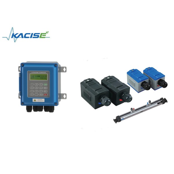 Quality Wall Type Rail Mount Ultrasonic Flow Sensor with RS485 Communication and Remote for sale
