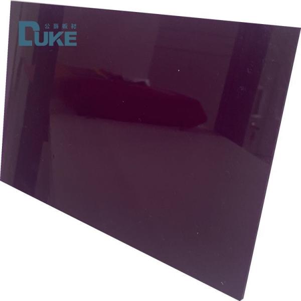 Quality UV Blocking Coloreds Purple See Through Glossy Solid Perspex Sheet For Signage for sale