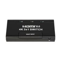 China 3840x2160 60Hz 600Mhz 3 Port HDMI 4K Switcher factory