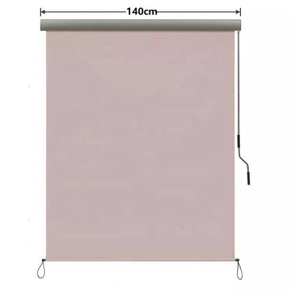 Quality Balcony Sun and Privacy Protection Hand Crank Mechanism Vertical Outdoor Roller Blind for sale