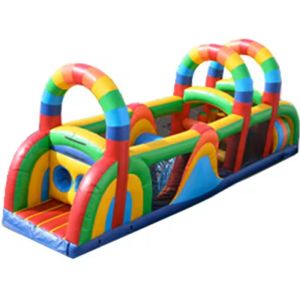 Quality KR-OBS-904-2 Outdoor Playground Inflatable Assault Course Challenge with for sale