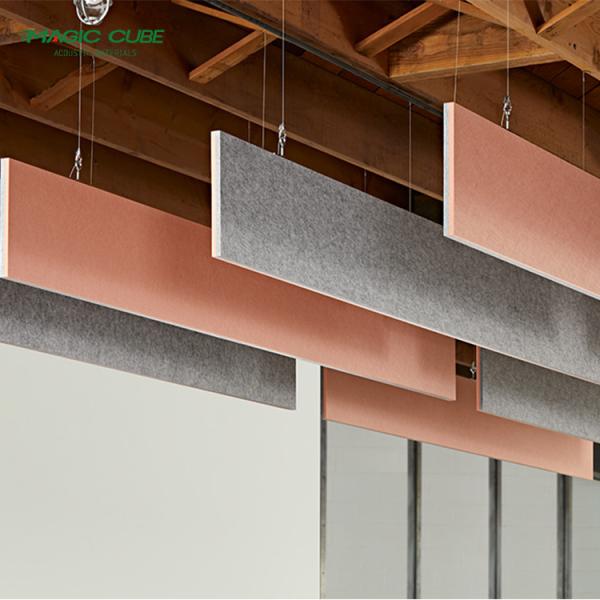 Quality Hexagon Pattern Polyester Hanging Sound Baffles For Effective Sound Absorption for sale