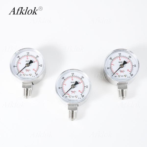 Quality 1.6% Precision Gas Pressure Test Gauge with Sensord Length of 50mm and Range 0 for sale