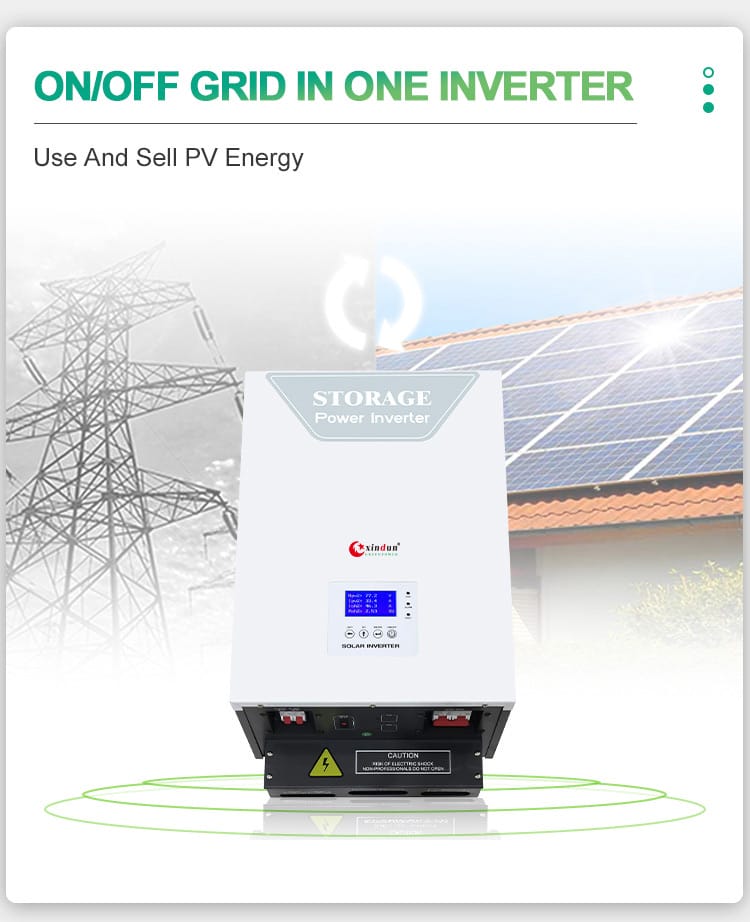 12kw hybrid inverter - on off grid in one inverter
