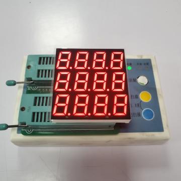 Quality Ultra Bright Red Three Row Four Digit 7 Segment Led Display For Control for sale