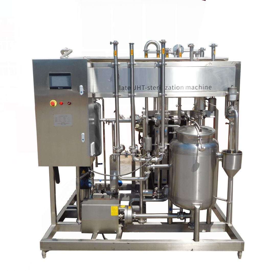 Steam 500 Litre Batch High Pressure Ice Cream Tank Milk Beer Water Pasteurization Equipment