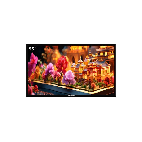 Quality 55 Inch High-End 4K Smart TV - Durable Metal Body, 4mm Tempered Glass Screen, Break-Resistant (OEM/ODM) for sale