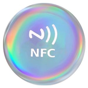 Quality Water Proof 13.56MHz Programmable Crystal Nfc Sticker Tag Keyfob Smart Phone for sale