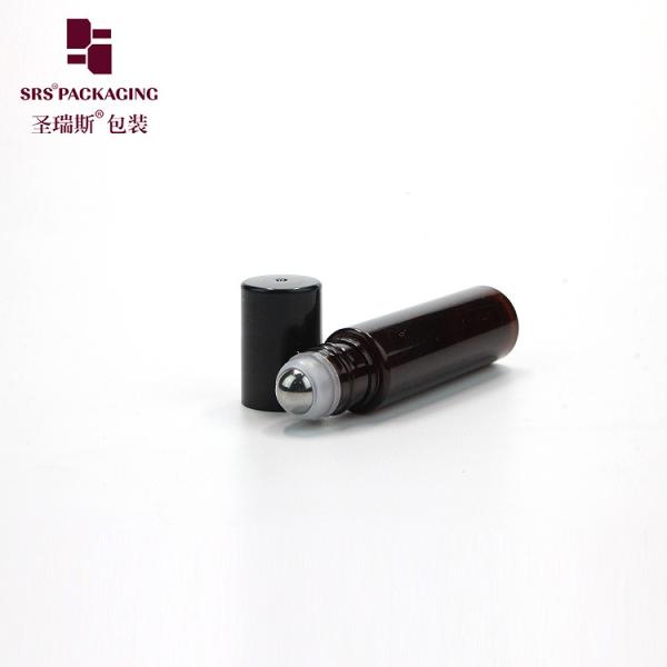 Quality amber plastic PET empty mini 10ml elegant roll on lipgloss for sale