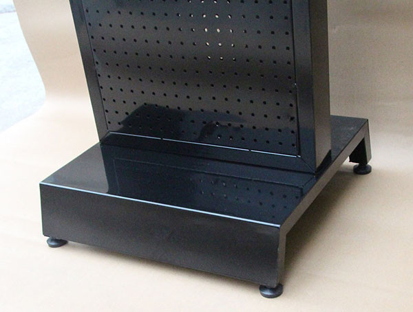 Quality OEM Service RAL Color Car Accessories Display Rack Black Color for sale