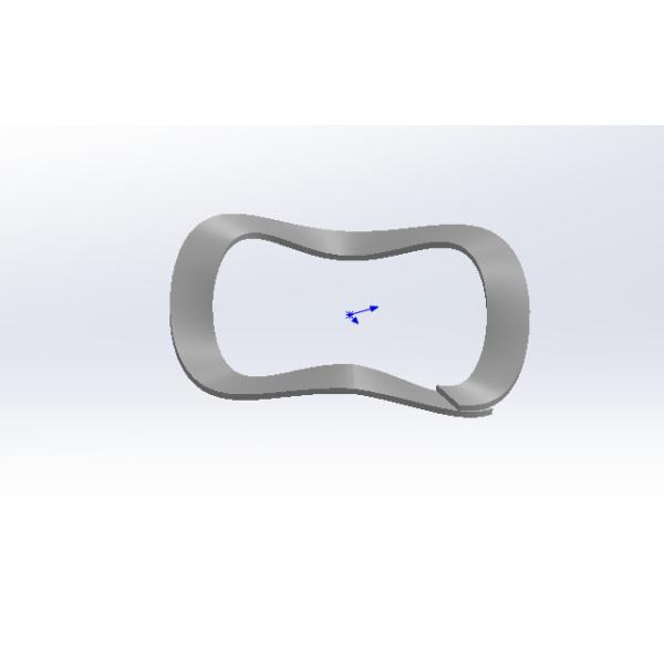 Quality Custom Stainless Steel Curved Single Turn Wave Spring Washer For Quick Connector for sale