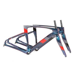Quality BB86 Pressed 700C Bike Frame , Lightweight Road Bike Frame Hidden Cable for sale