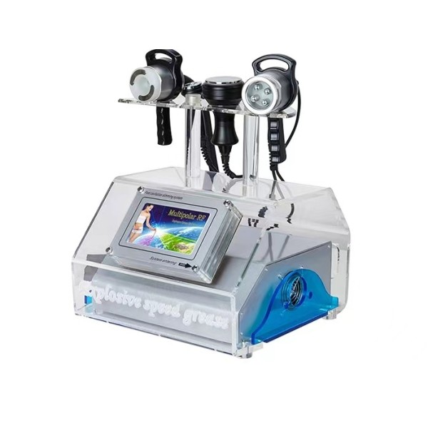 Quality 5 In 1 Vacuum Ultrasonic Cavitation Radio Frequency Machine Face Lift Lipo Laser Device for sale