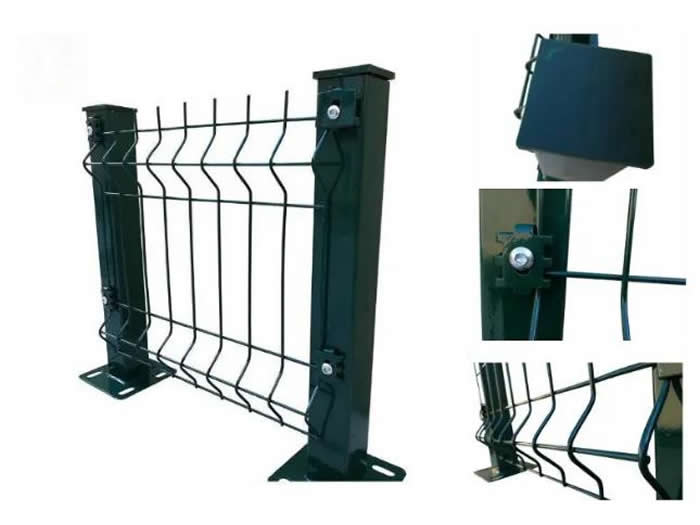 3D Curved Mesh Fence is made of high quality low carbon steel wire ...