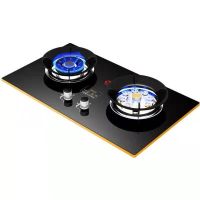 Quality Desktop Embedded 2 Burner Gas Stove Custom for Solar Electronic Installation for sale