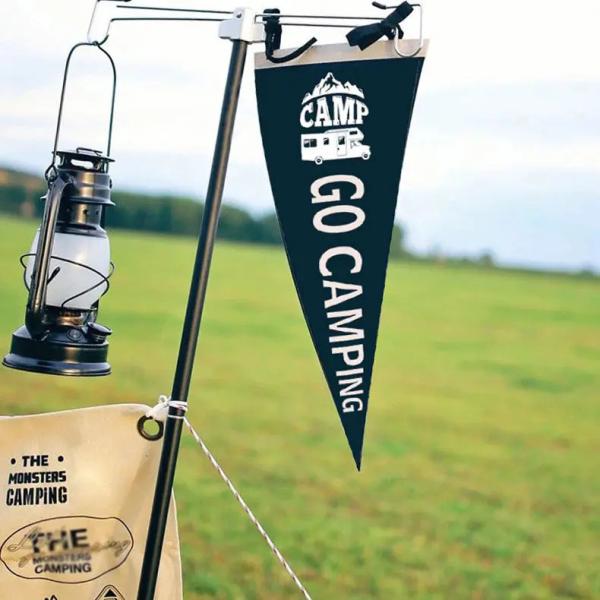 Quality Felt Triangle Flag Club Camping Advertising Flag Felt Cloth Flag for sale