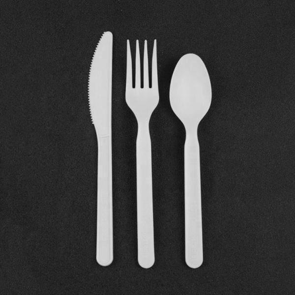 Quality Flatware Biodegradable Cpla Fork and Tea Spoon Knife for Everyday Eco-Friendly for sale