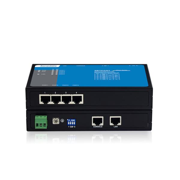 Quality IP30 Waterproof Ethernet Device Server Low Power Consumption CE Certificated for sale