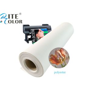 Quality Matte Inkjet Printing Polyester Canvas Roll 600d Eco Solvent 24" 36" for sale