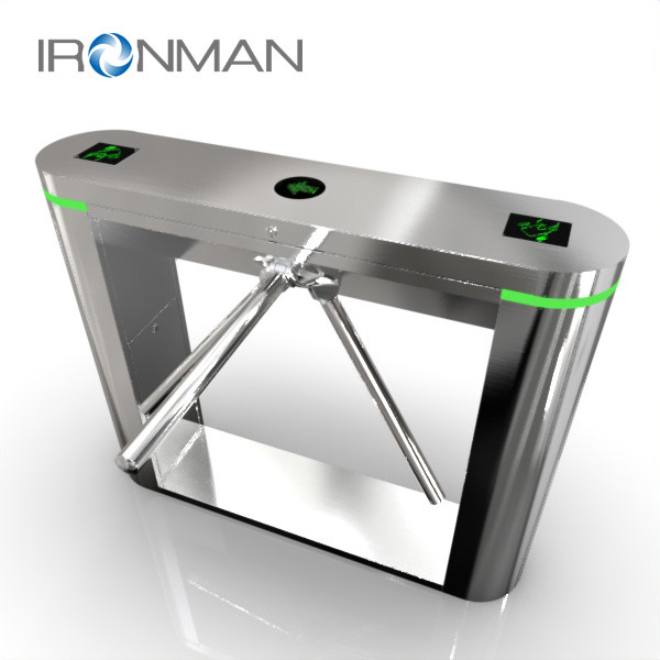 Quality AISI SUS304 Subway Three Arm Turnstile With Face Recognition for sale