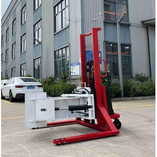Quality 500kg 1.6m Paper Roll Semi Electric Stacker PU Wheel for sale