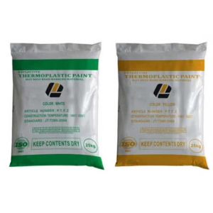 Quality Powder 0% Premixed Glass Beads Thermoplastic Road Marking Paint for sale