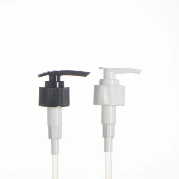 Quality 24mm 28mm Custom Color Ribbed Closure PP Plastic Lotion Pump for sale