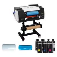Quality 50/100 Meter Roll UV Dtf A B Film With Adhesive Making UV Transfer Sticker for sale