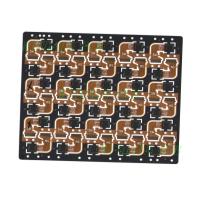 Quality 0.2MM Hole 6 Layer PCB / Flexible Pcb Fabrication RF Black Solder Mask ENEPIG for sale