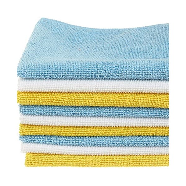 Quality 90% Polyester 28cmx38cm Yellow Car Cleaning Cloth for sale