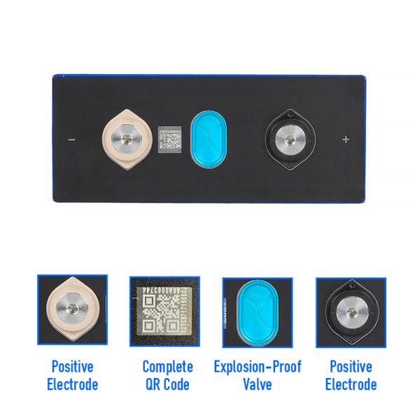 Quality Grade A Prismatic LFP Lifepo4 280ah 12v 24v 48v Off Grid Solar Battery Cell 3 for sale