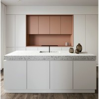 Quality Light Luxury Design Kitchen Island Unit / Wood Melaine 10x10 Kitchen Island for sale
