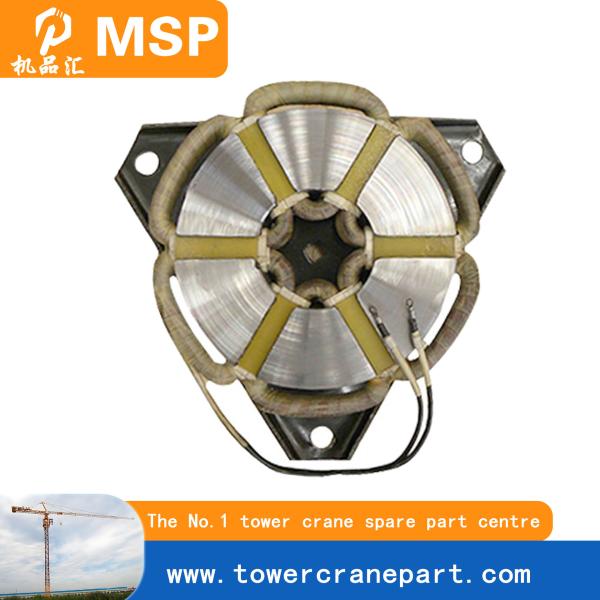 Quality Electrical Apparatus Spare Part Tower Crane Electromagnet With Stands Harsh Conditions for sale